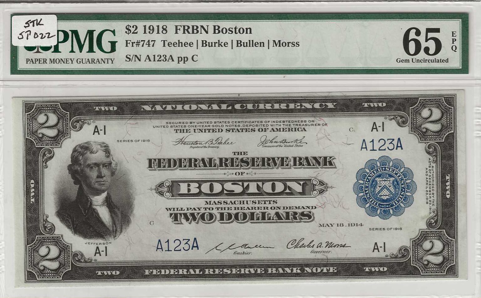 Buy Authentic Federal Reserve Bank Notes - Large Size Note
